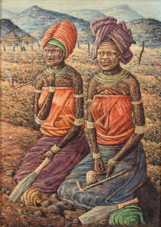 Xhosa Women by Mmakgabo Mmapula Helen Sebidi | Strauss & Co