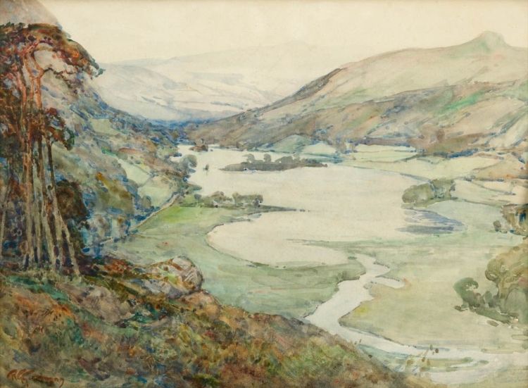 A River Landscape by Robert Gwelo Goodman | Strauss & Co
