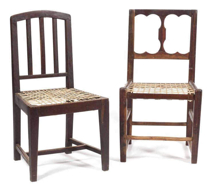 A Cape stinkwood and tamboti side chair, 19th century | Strauss & Co