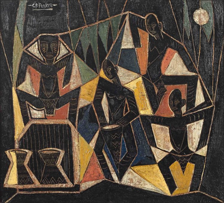 Mural Composition: "The Dance" by Stanley Pinker | Strauss & Co