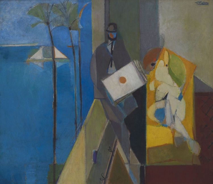 On the Balcony by Stanley Pinker | Strauss & Co