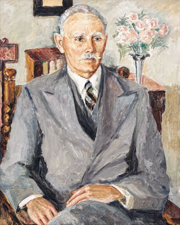 Alfred Bernard Sumner, the artist's father by Maud Sumner | Strauss & Co