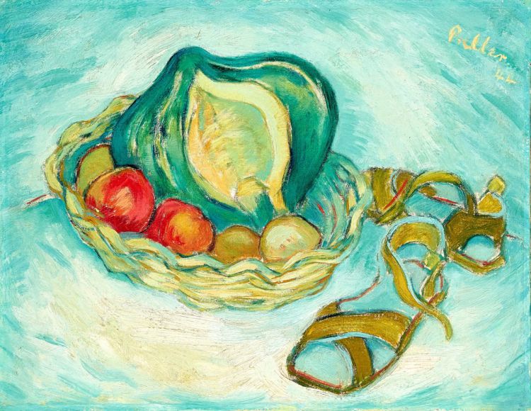 Still Life with Sandals and Fruit by Alexis Preller | Strauss & Co