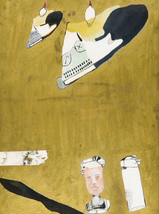 Collage on Gold Background by Neil Goedhals | Strauss & Co