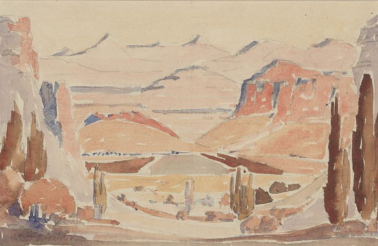 Golden Gate, O. Vrystaat by Jacob Hendrik Pierneef | Strauss & Co