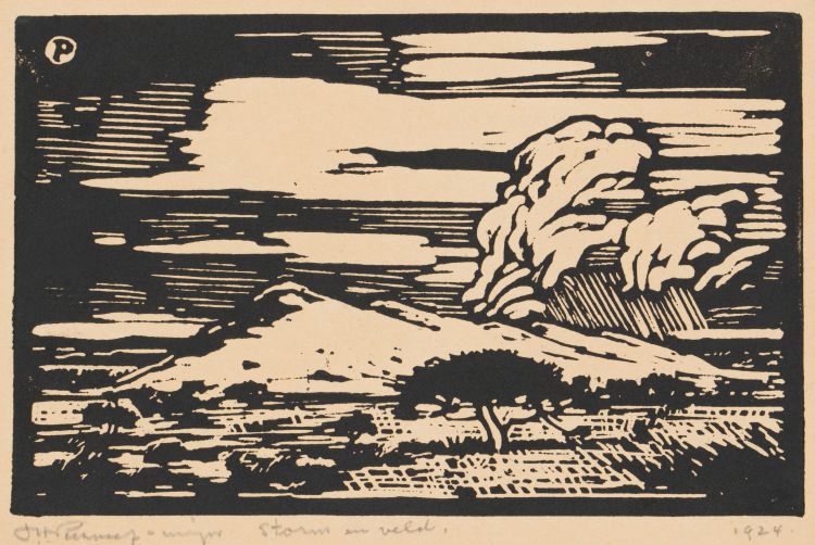 Storm en Veld by Jacob Hendrik Pierneef | Strauss & Co