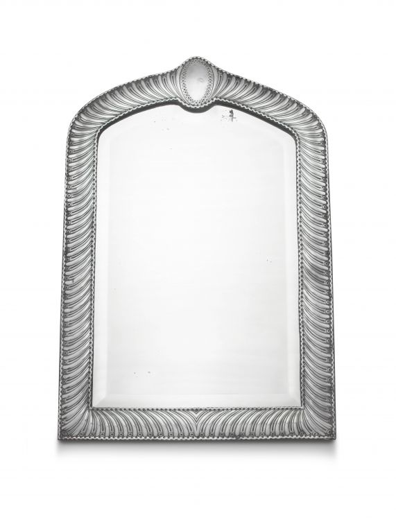 A Victorian silver-mounted table mirror, William Comyns & Sons, London ...
