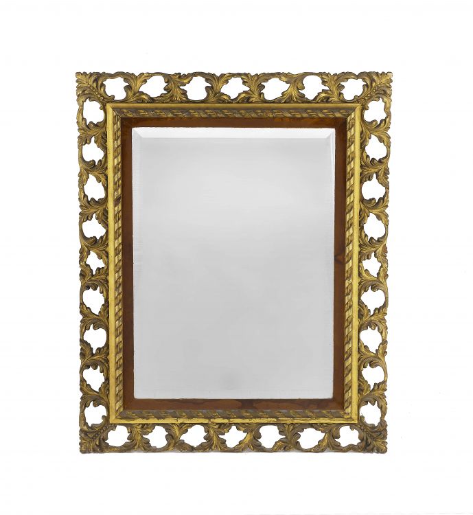 An Italian giltwood mirror, 19th/20th century | Strauss & Co