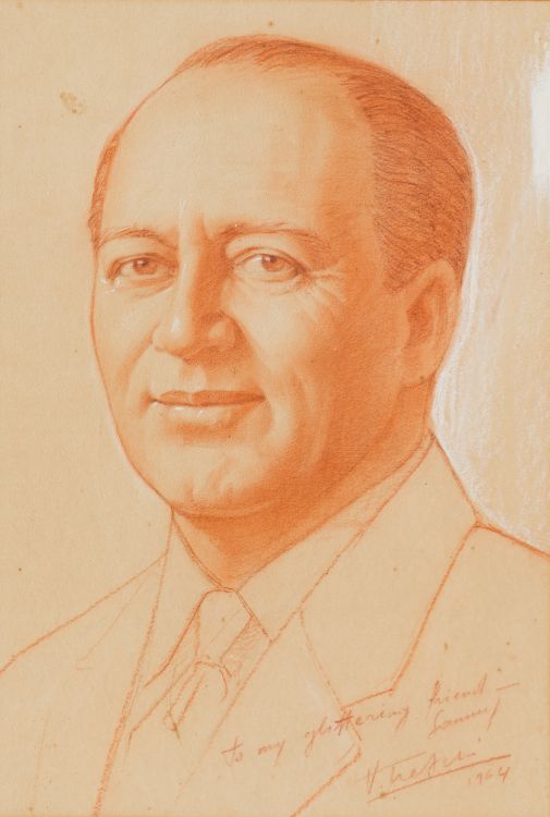 Portrait of Sam Collins by Vladimir Tretchikoff | Strauss & Co