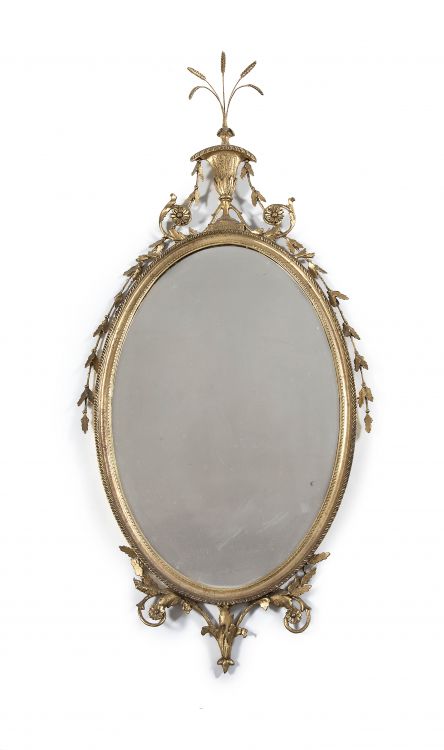 A Regency giltwood mirror | Strauss & Co
