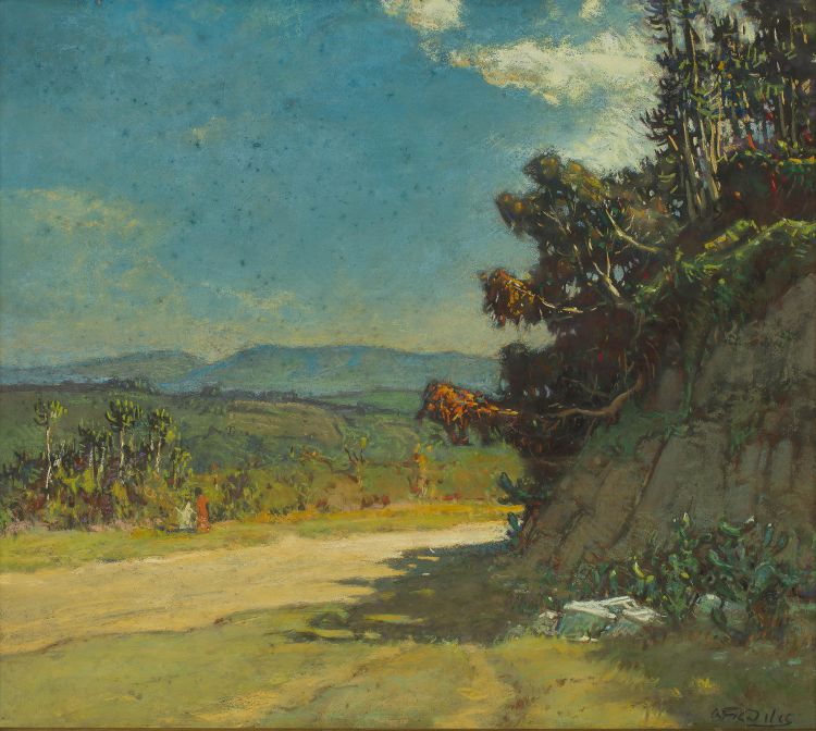 Landscape with Figures by Walter Gilbert Wiles | Strauss & Co