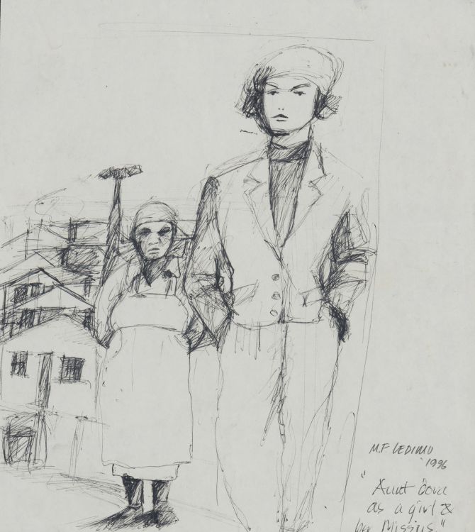 Aunt Dora as a Girl and her Missus by Moleleki Frank Ledimo | Strauss & Co