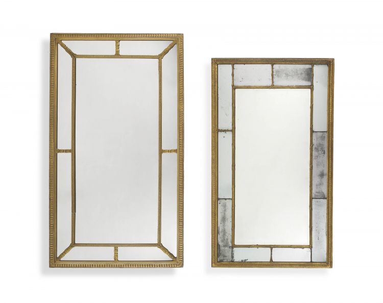 A giltwood mirror panel, 19th century | Strauss & Co