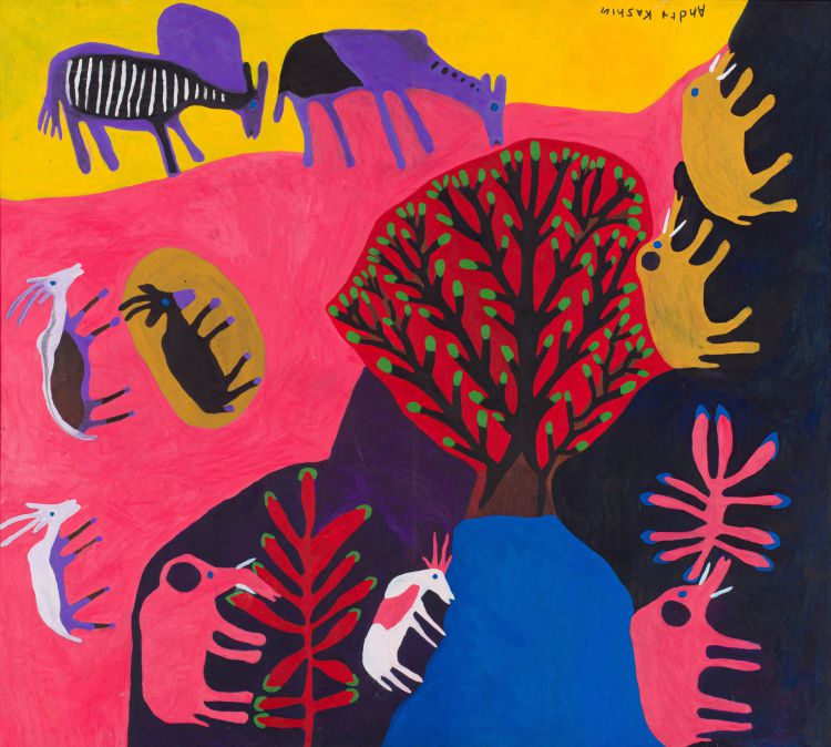 Landscape with Wild Animals by Andry Kashivi | Strauss & Co