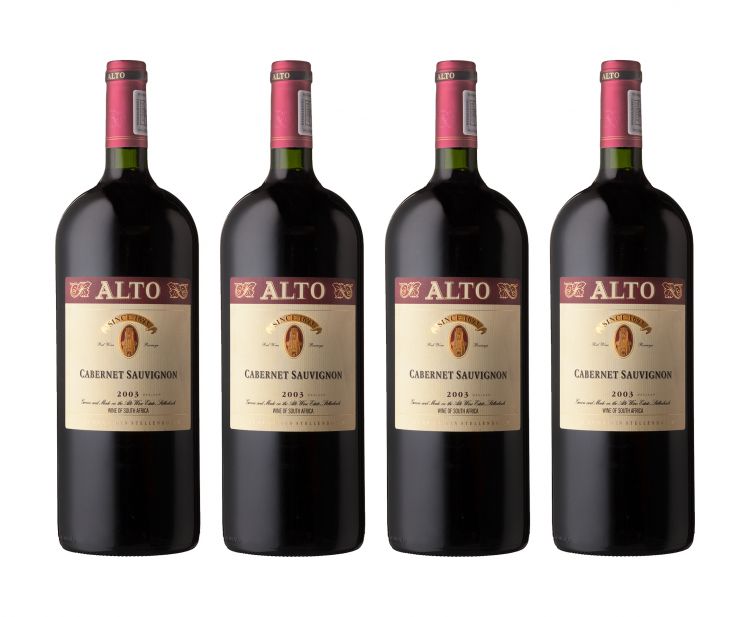 Alto; Cabernet Sauvignon; 2003; 4 (1 x 4); 1500ml | Strauss & Co