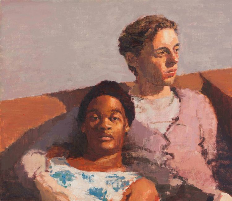 Mavu and Kyle on Studio Couch by Ian Grose | Strauss & Co