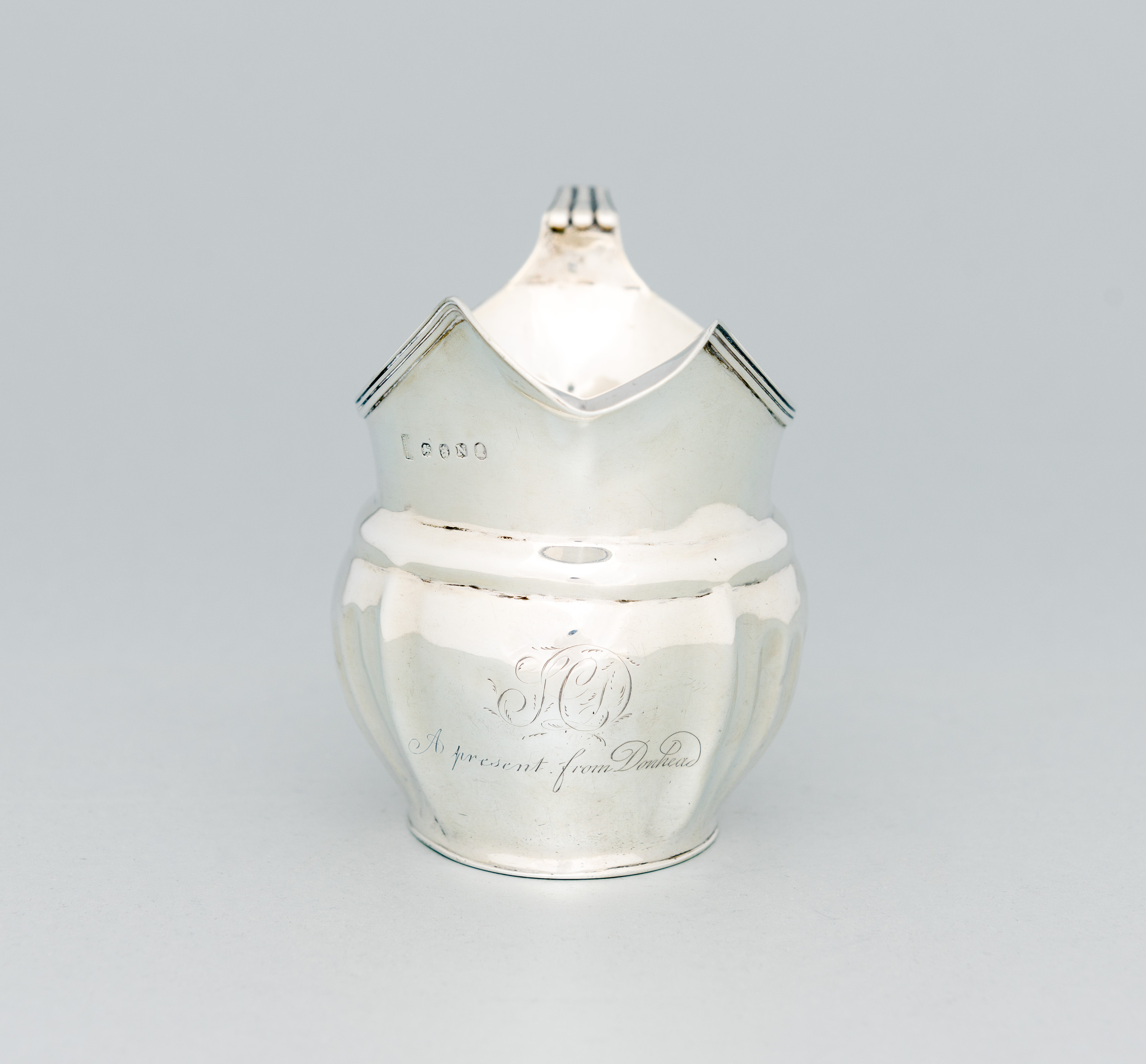 A George III silver milk jug, Samuel Godbehere, Edward Wigan & James ...