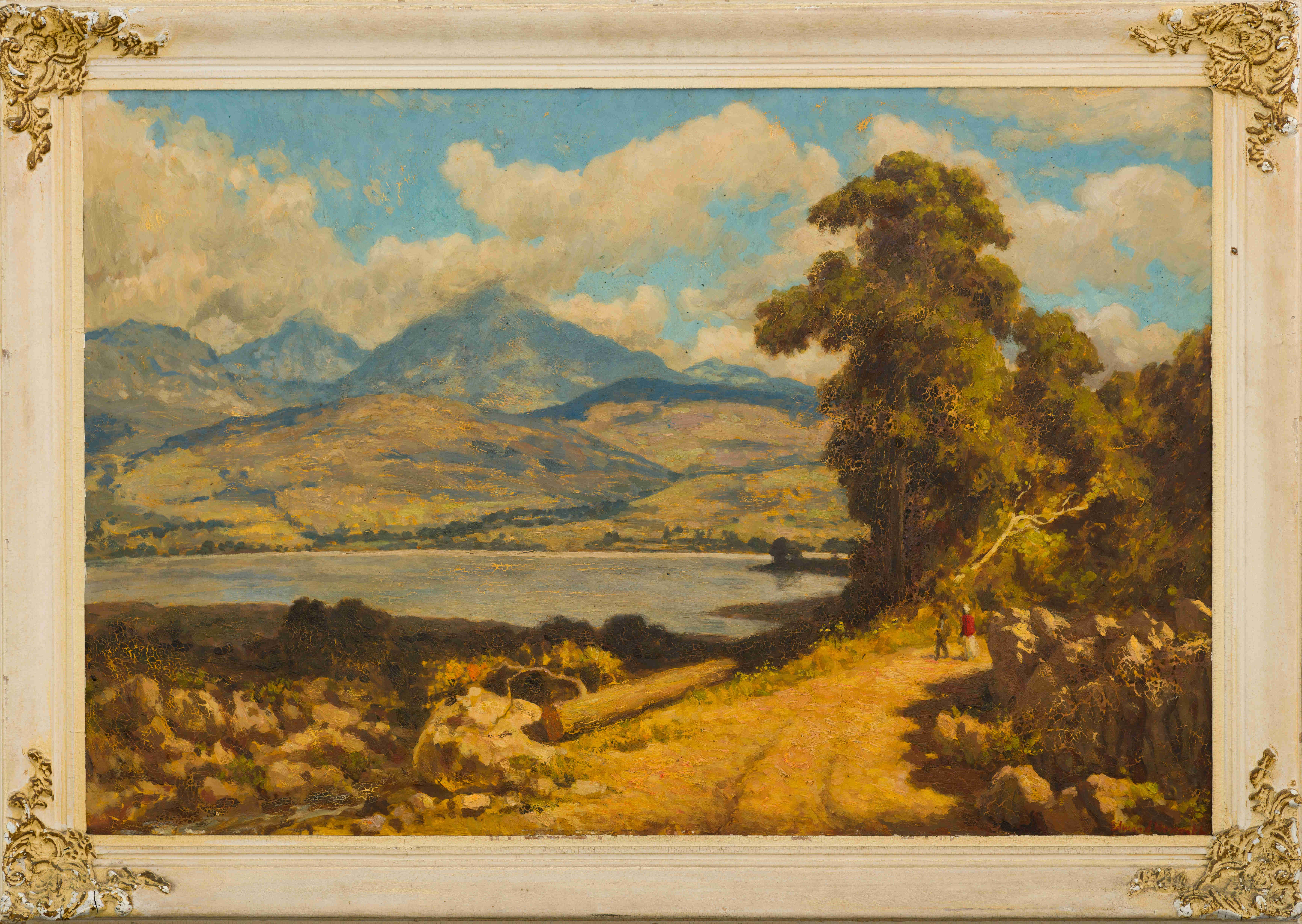 Landscape with Lake and Mountains by Edward Roworth | Strauss & Co