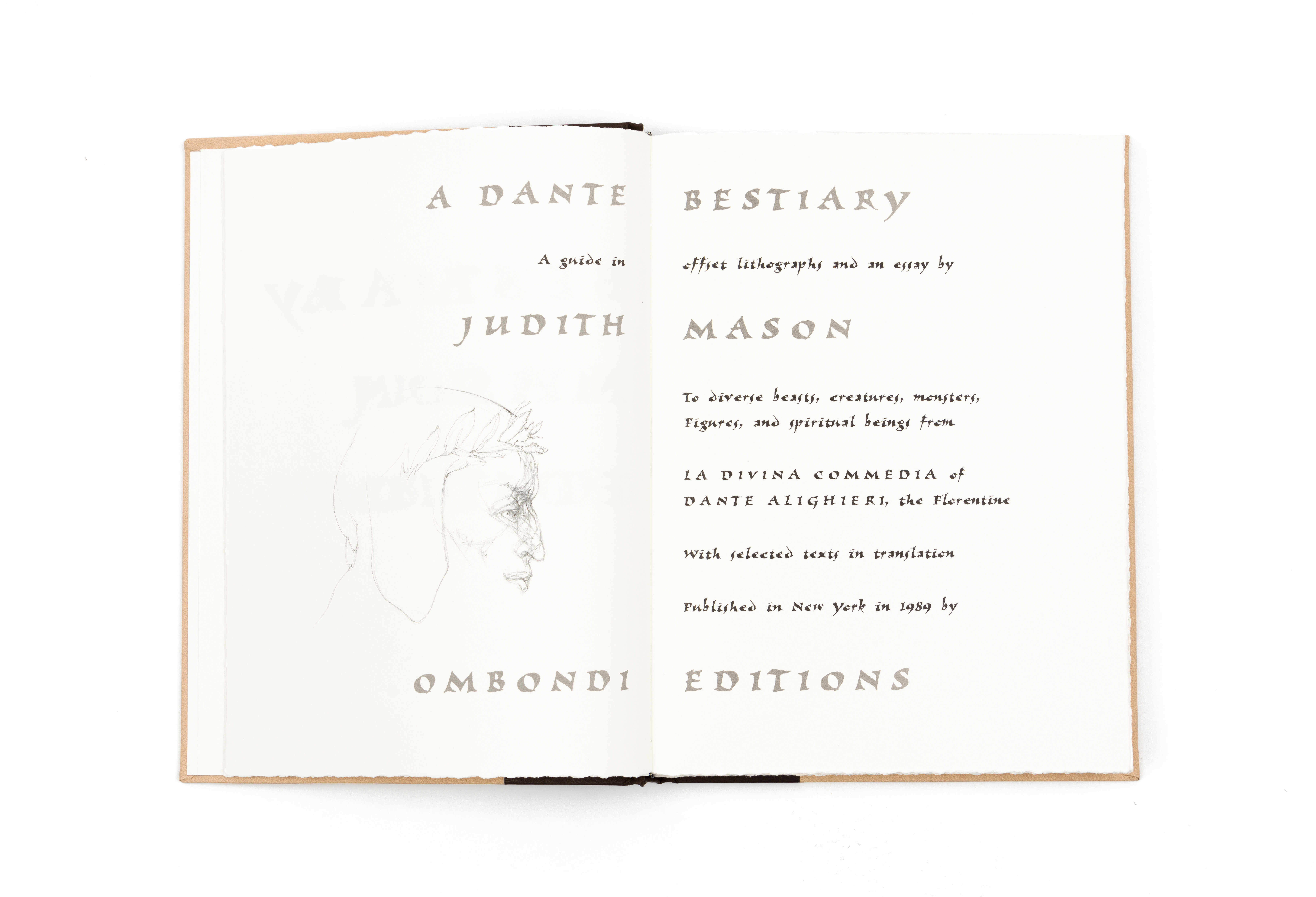 Artist Book: A Dante Bestiary 35/100 by Judith Mason | Strauss & Co