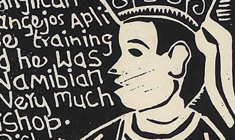 The Bishop Rt. C.S. Mallory by John Muafangejo | Strauss & Co