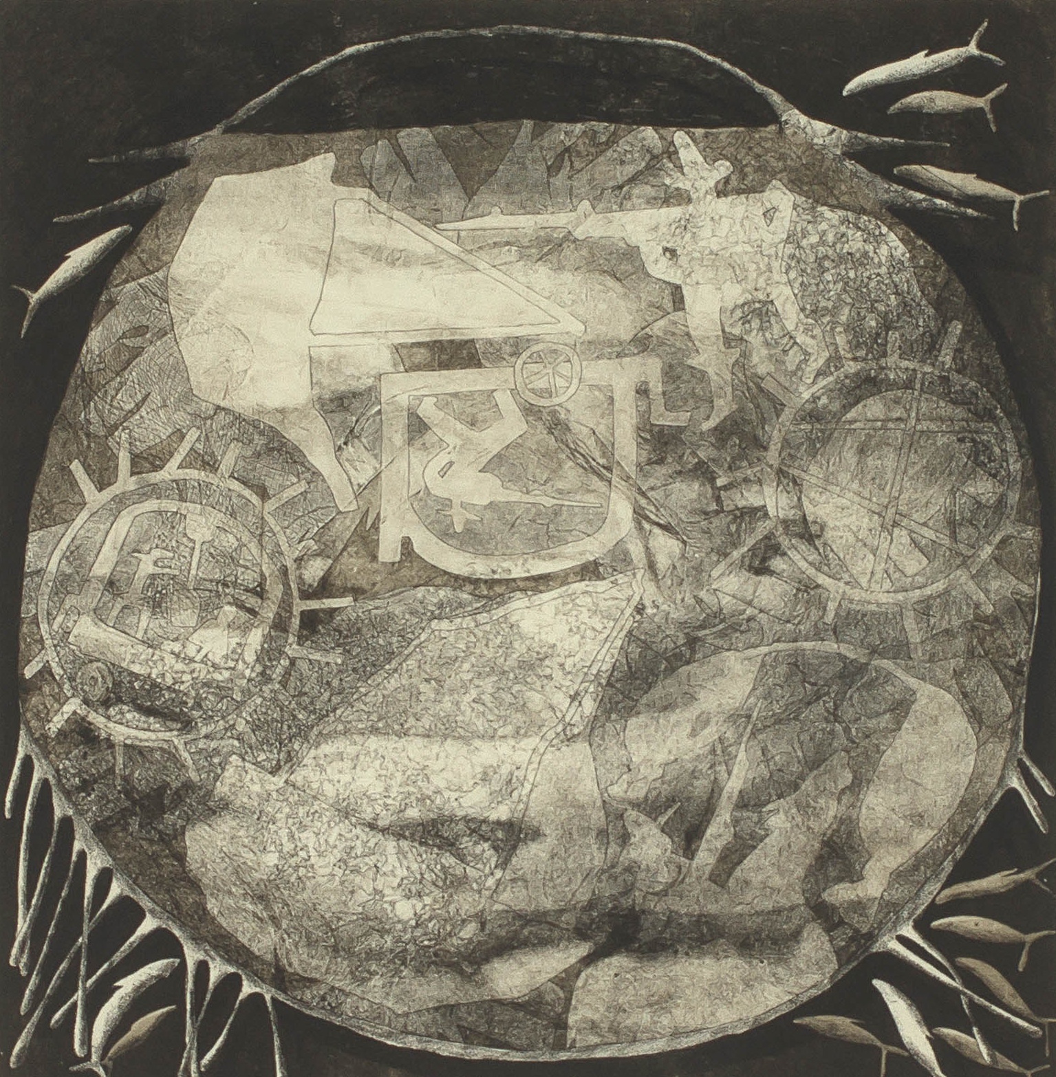 In the Wake of the White Wagons, five etchings by Pippa Skotnes ...