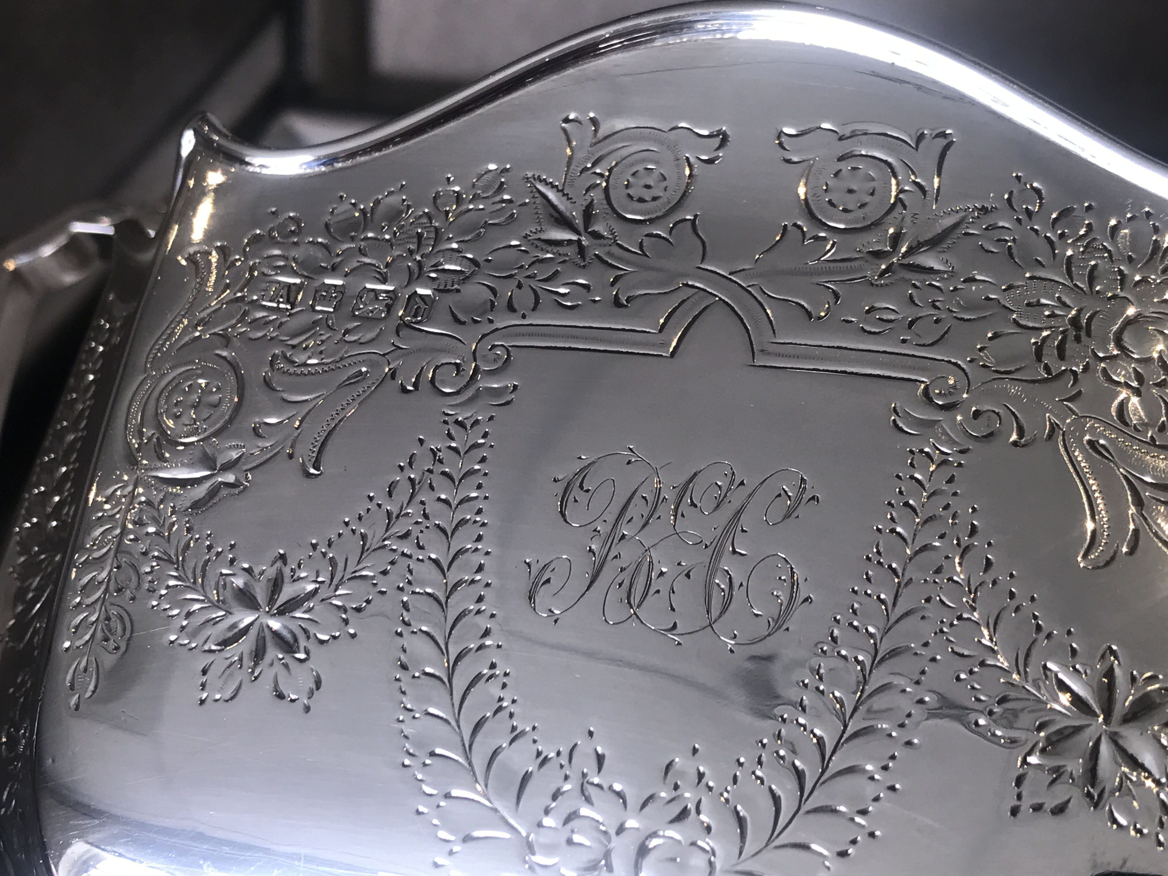 A Victorian silver four-piece tea service, Atkin Brothers, Sheffield ...