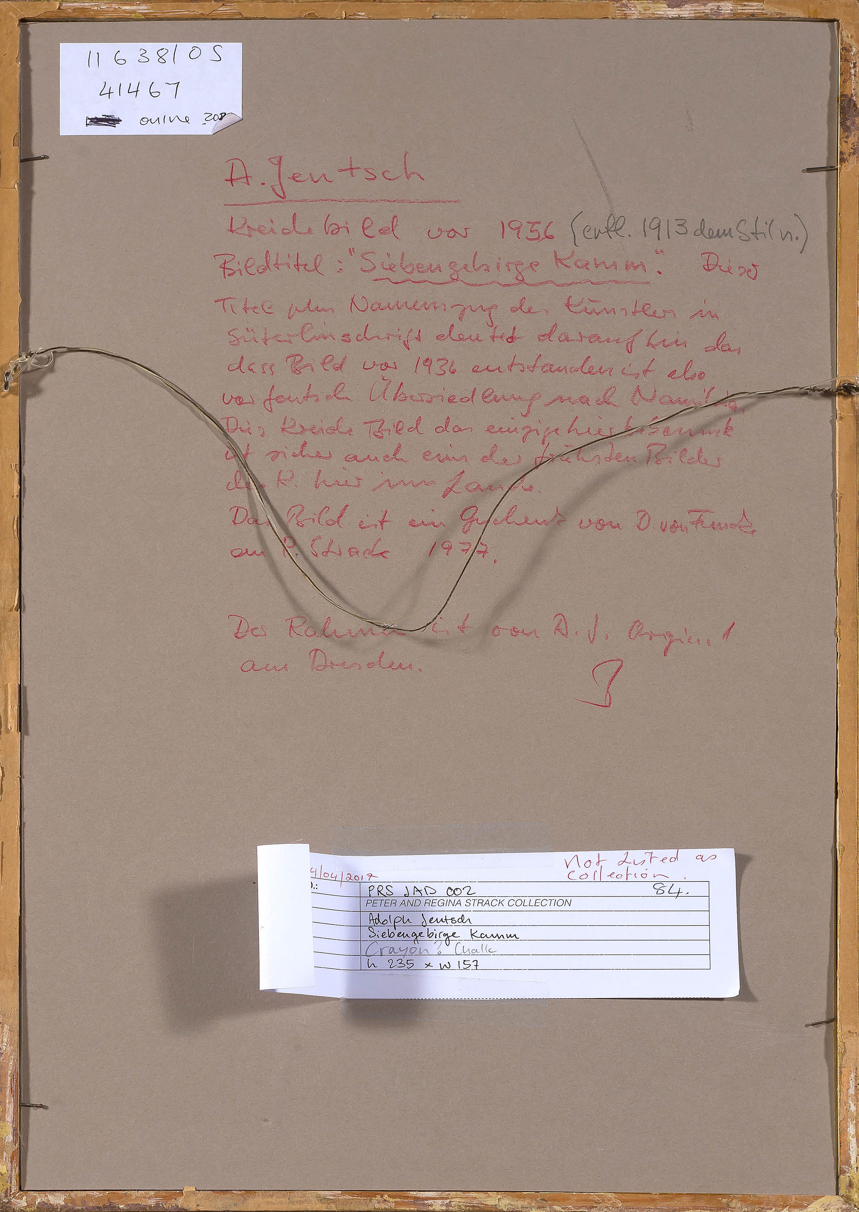 Siebengebirge Kamm by Adolph Jentsch | Strauss & Co