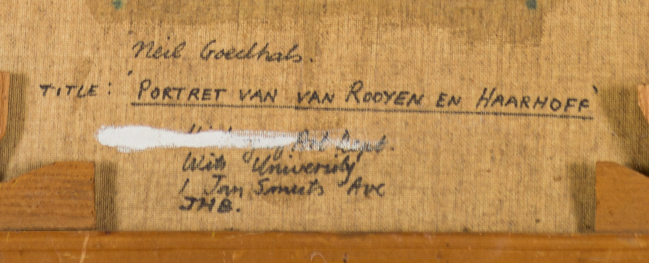 Portret van Van Rooyen en Haarhoff (Portrait of Van Rooyen and Haarhoff ...