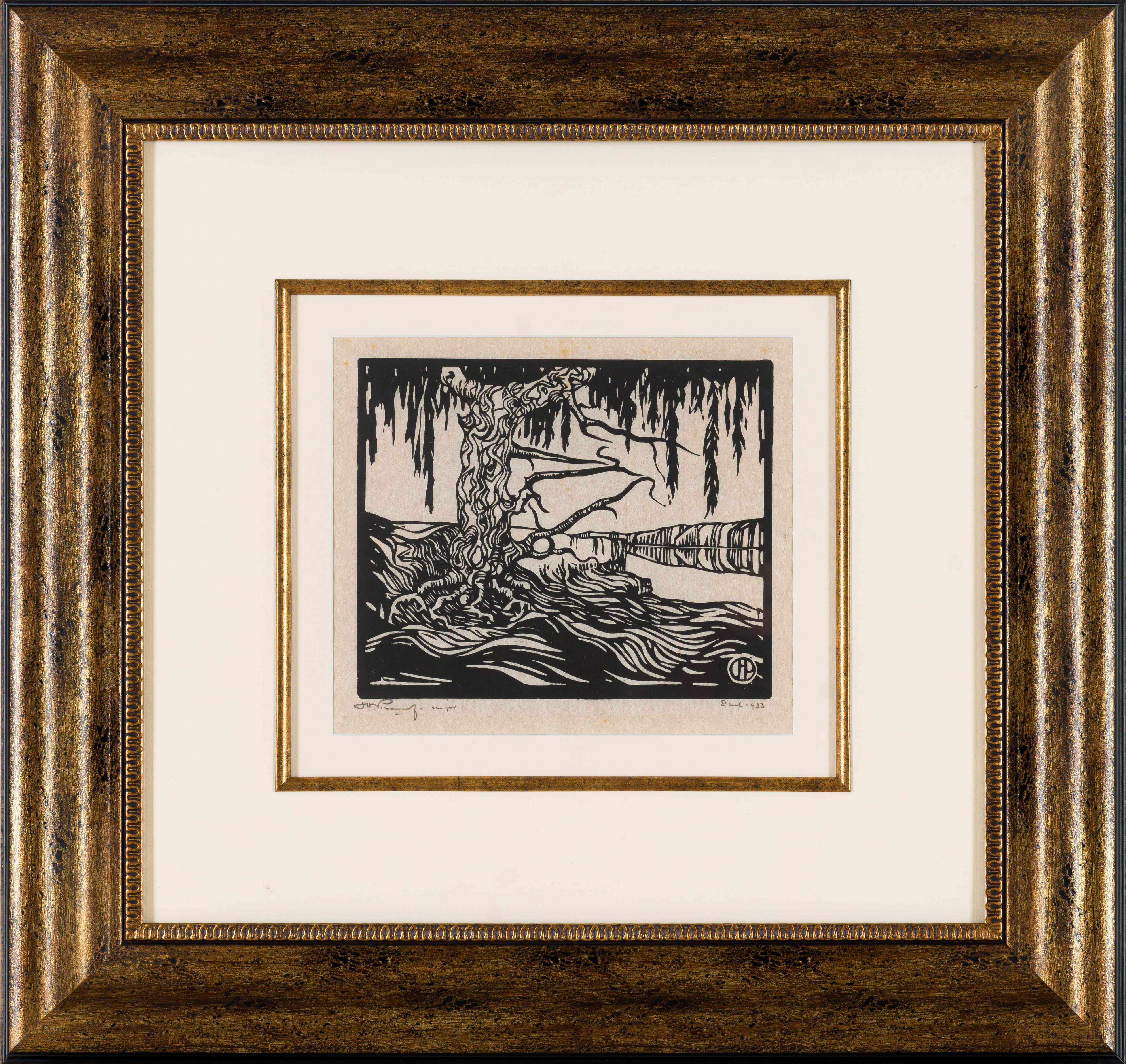 Wilgerboom en Stroom (Nilant 86) by Jacob Hendrik Pierneef | Strauss & Co