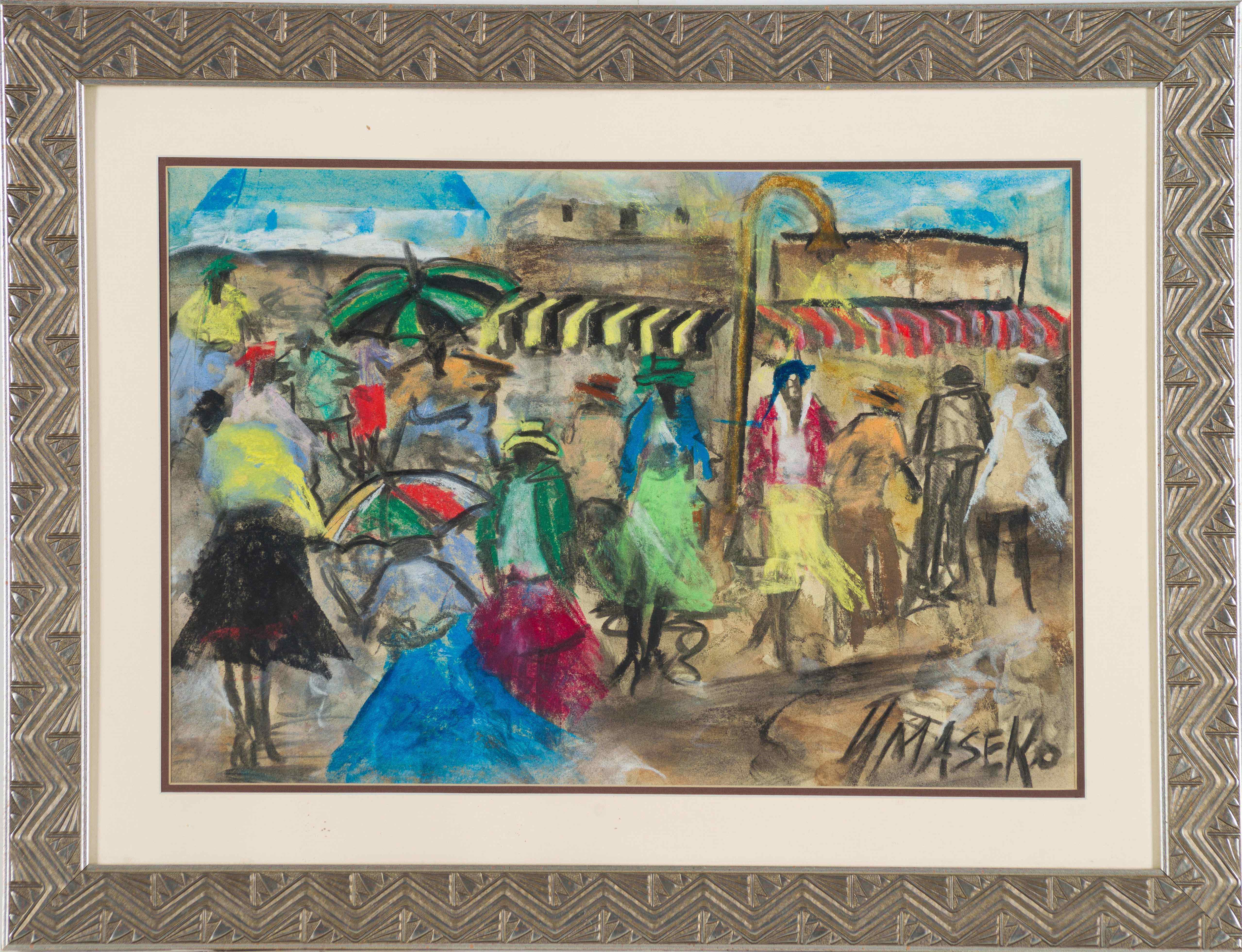 Market Scene by Joe Maseko | Strauss & Co