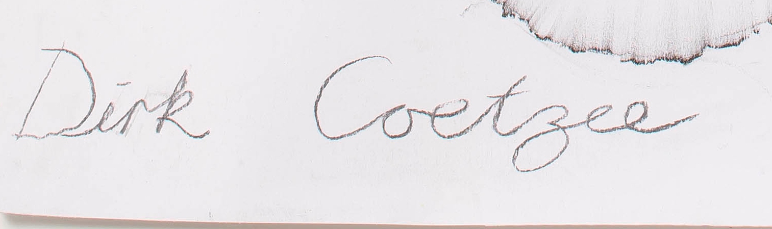 Dirk Coetzee, from the South African Stain Portraits series by Diane ...