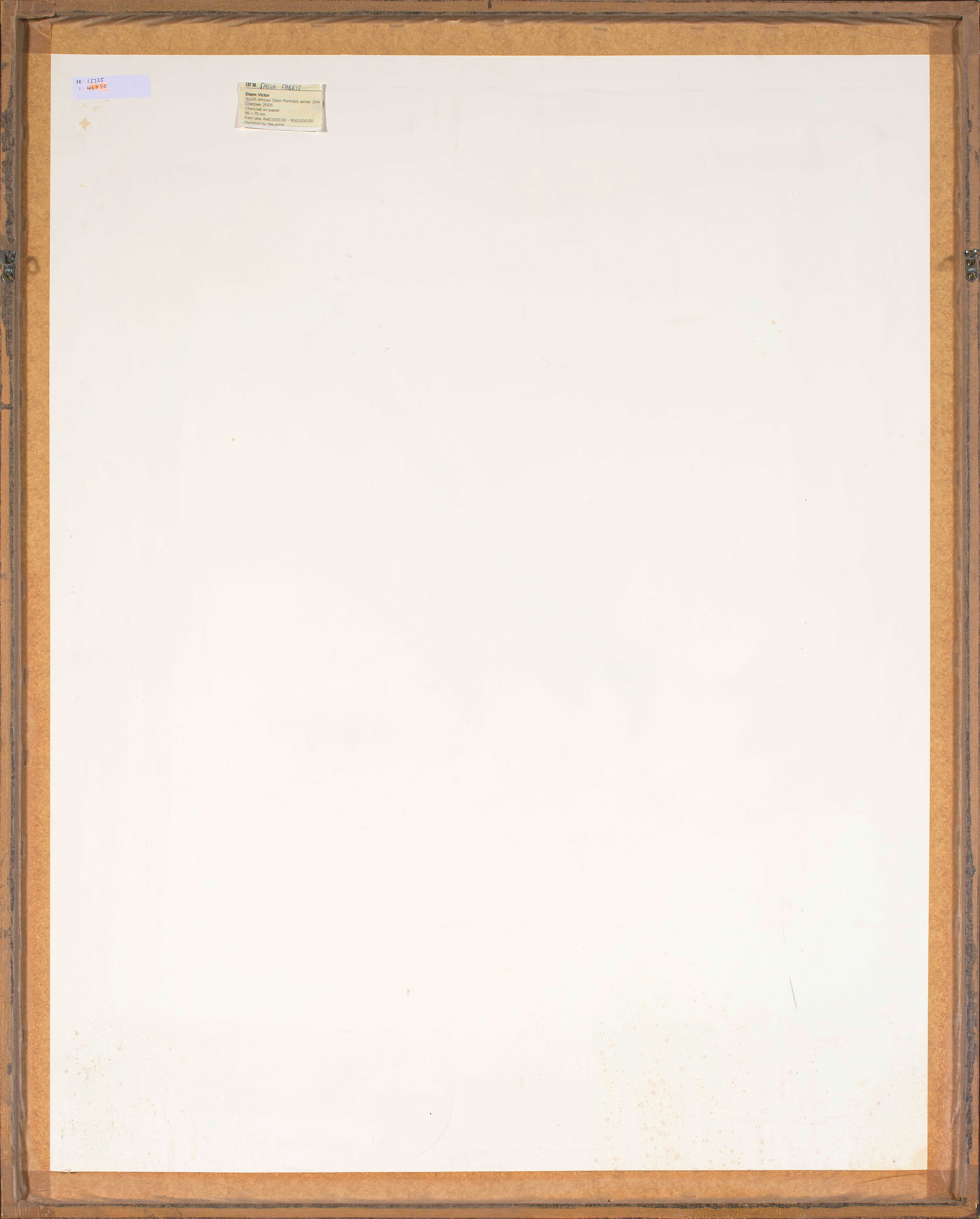 Dirk Coetzee, from the South African Stain Portraits series by Diane ...