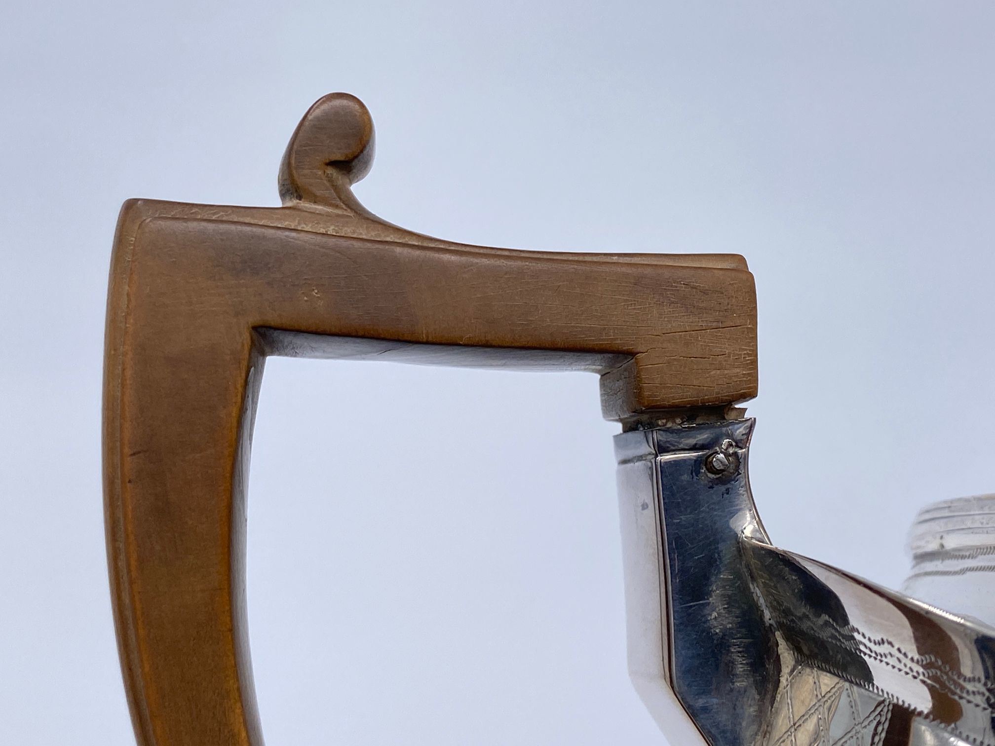 A George III silver teapot, James Tookey, London, 1805 | Strauss & Co